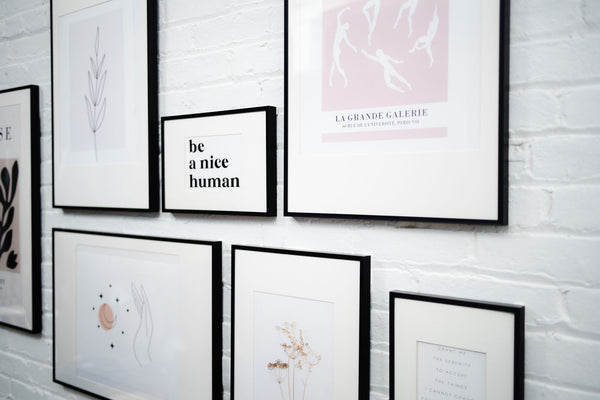 The Modern Chic Gallery Wall Frame Set of 7 Frames - ON THE WALL FRAMES